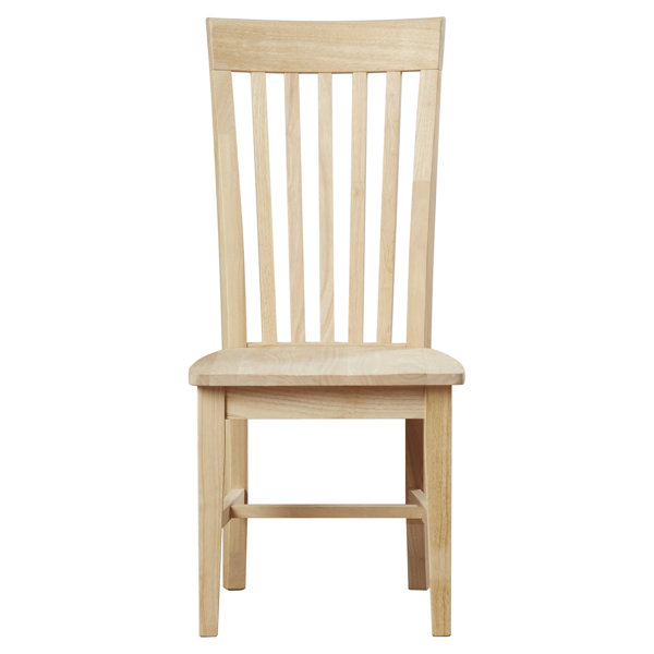 Mistana™ Lynn Solid Wood Slat Back Side Chair In Unfinished And Reviews
